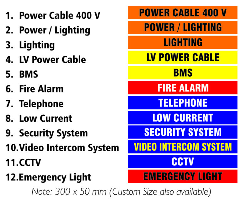 PVC Engraving Labels | PVC Label Engraving In Dubai